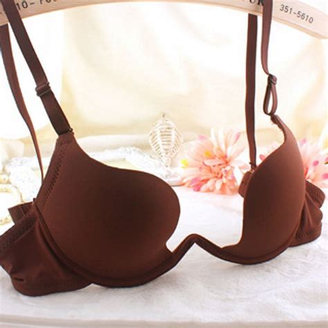 Push Up Deep Plunge Bra Sexy Shelf Bras For Women Multiway Strapless Brassiere Ebay