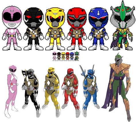 Tmnt Mmpr By N0variel On Deviantart