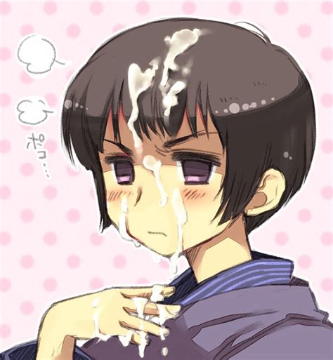 Rule 34 Angry Axis Powers Hetalia Blush Cum Cum On Face Cum On Hair