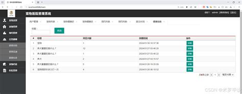 基于springboot的宠物医院管理系统【附源码文档】 Csdn博客