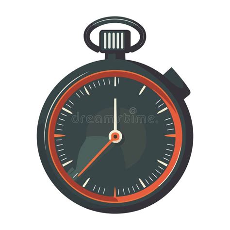 Clock Face Symbolizes Countdown To Deadline Day Stock Vector Illustration Of Stopwatch Timer