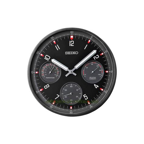 Thermometer And Hygrometer Wall Clock