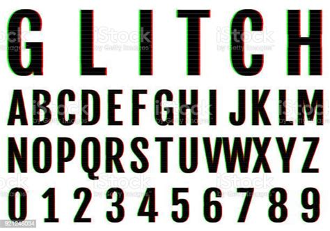 벡터 결함 글꼴 팩입니다 문자와 숫자 벡터 일러스트입니다 컴퓨터 글자에 대한 스톡 벡터 아트 및 기타 이미지 컴퓨터 글자 0명 교육 Istock