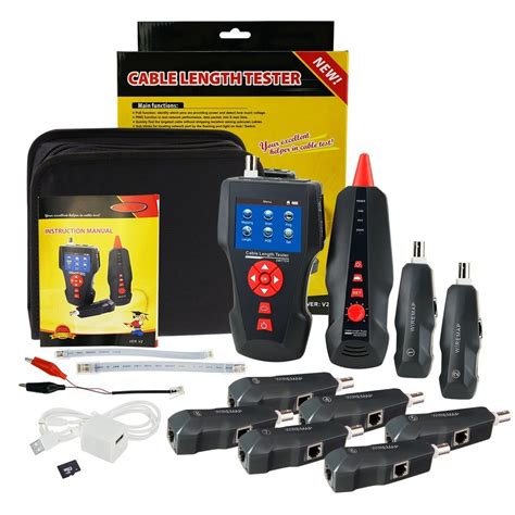 Digital Cable Length Tester And Wire Tracker W Data Storge Function And Port Flash Discount