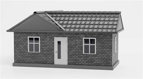 3d Render Of Stylised House Stock Illustration Illustration Of Exterior Wooden 263519387