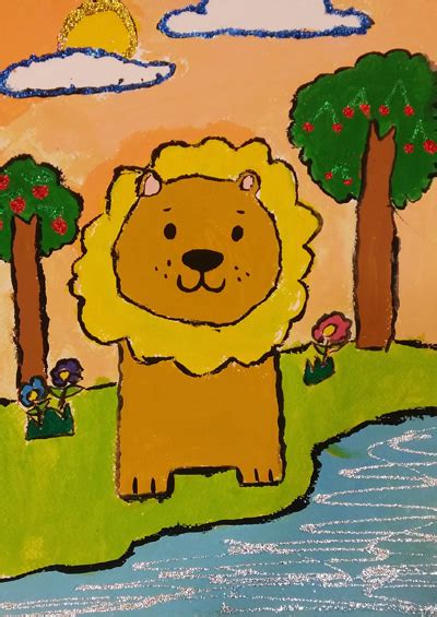 گالری نقاشی کودک آموزشگاه نقاشی پنجره