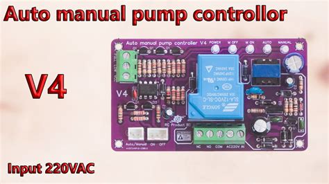Automatic Water Pump Controller V4 Youtube