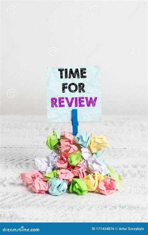 Handwriting Text Time For Review Concept Meaning Evaluation Feedback Moment Perforanalysisce