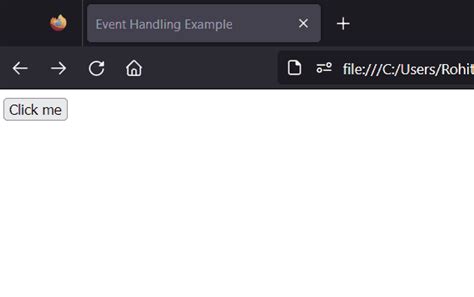 Event Handling In Javascript
