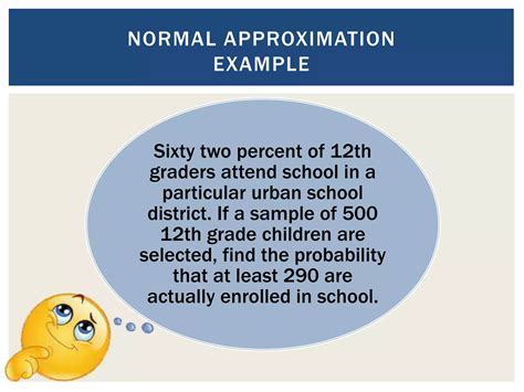Normal Approximation To Binomial Distributionpptx