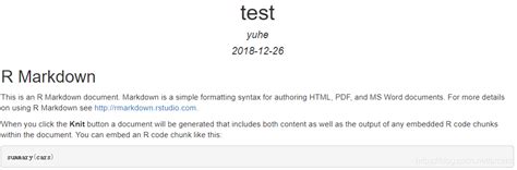 rmarkdown生成html的样式 rmarkdown输出html csdn博客