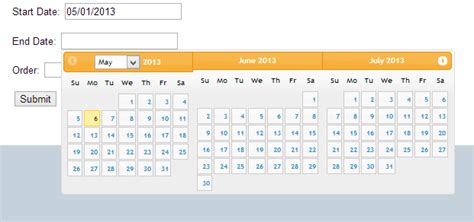 Html Jquery Date Picker Formatting Stack Overflow