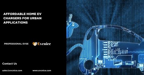 Affordable Home Ev Chargers For Urban Applications • Evcnice