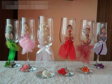 Чаши за моминско парти Празнични украса Ръчно изработени Чаши за моминско парти Вс