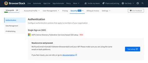 Browserstack Sso With Adfs Browserstack Docs