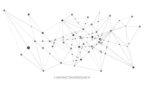 Network Background Connections With Dots And Lines Vector Illustration 14846846 Vector Art At