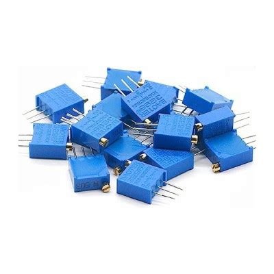 3296W 10K Multi Turn Trimmer Set 50 Pcs Open Electronics