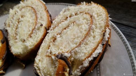 Бисквитный рулет Невский Кондитер Сливочная МУ - «Сладкий и вкусный ...