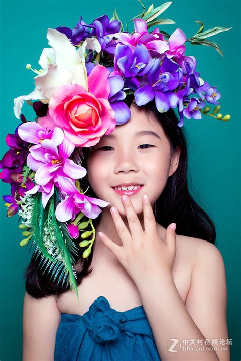 北京漂亮宝贝儿童摄影 美丽的花 中关村在线摄影论坛