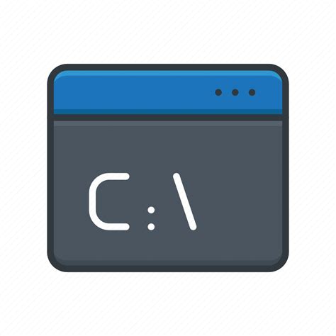 Powershell Command Prompt Terminal Console Icon Download On Iconfinder