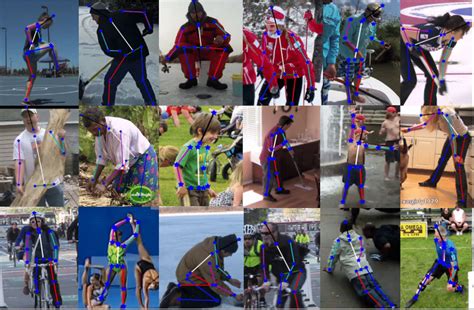examples of our human pose estimation on the mpii dataset our method