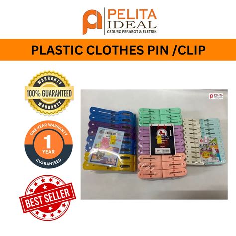 Home Plastic Clothes Pin Clothes Clip Pengepit Baju Shopee Malaysia