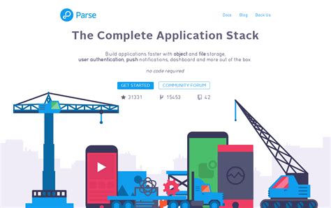 Parse Website Is A Web Design Inspiration