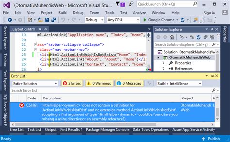 ASP NET MVCde Viewların Derlenmesi Otomatik Mühendis