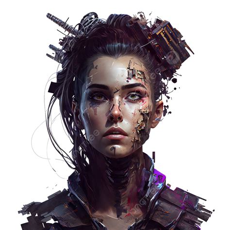 Cartoon High Tech Cyberpunk Future Technology Game Movie Character