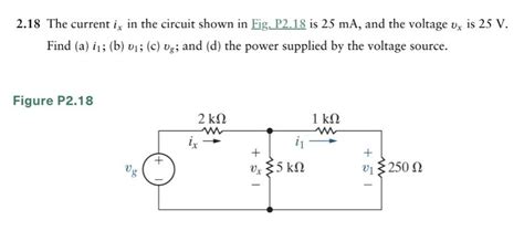 Solved The Current Ix In The Circuit Shown In Fig Chegg