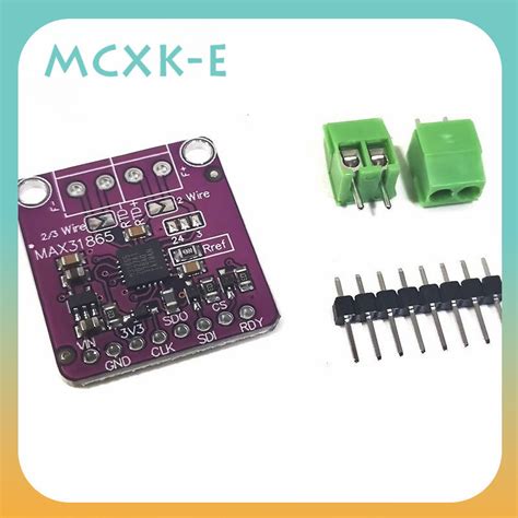 MCXK E MAX31865 PT100 PT1000 RTD To Digital Converter Board Temperature Thermocouple Sensor