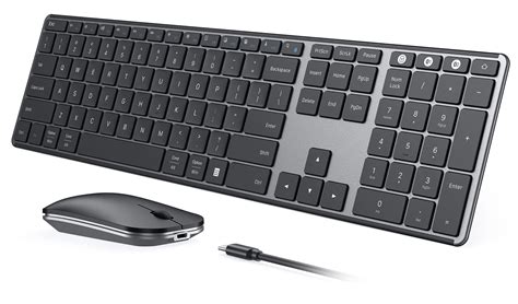 Mua Seenda Wireless Bluetooth Keyboard And Mouse Combo Usb Dual Bt Skm64 3 Multi Device