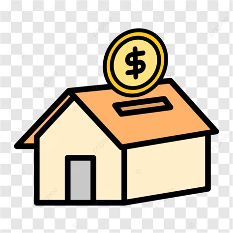 저축 부동산 투자 테마에 적합한 금화가 있는 집 모양의 돼지 저금통 그림 벡터 집 저금 재산 Png 일러스트 및 벡터 에 대한 무료 다운로드 Pngtree