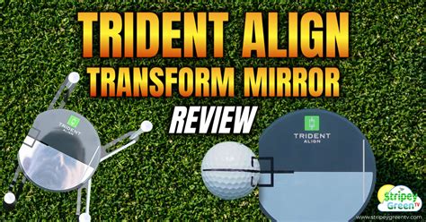 Trident Align Transform Golf Putting Mirror Review Stripey Green TV