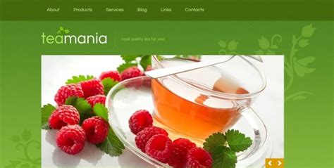 10 Simple Tea Related Website Templates Free Html Css