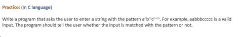 Solved Practice In C Language Write A Program That Asks Chegg Com