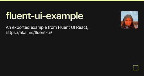 fluent ui example codesandbox