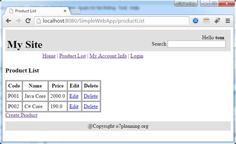 Create A Simple Java Web Application Using Servlet JSP And JDBC O Planning Org