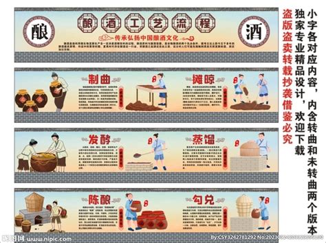 酿酒流程设计图 广告设计 广告设计 设计图库 昵图网