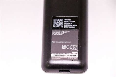 Samsung Vg Tm2360e Black Handheld Wireless Solarcell Remote Control For