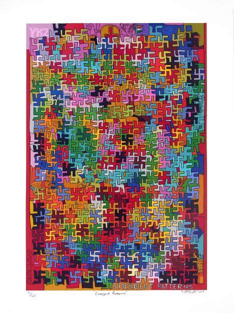 Emergent Patterns Serigraph By Jyoti Bhatt Limited Edition Print Archer Art Gallery