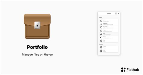 Asebded N Portfolio ɣef Linux Flathub