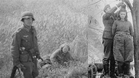 The Ruthless Execution Of The Female Soviet Soldiers Of The Red Army
