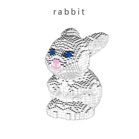 Lego Moc Rabbit By Xiaowang Rebrickable Build With Lego