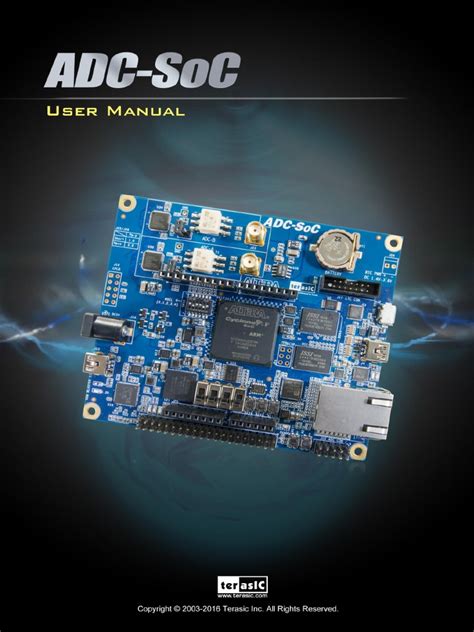 Adc Soc User Manual Pdf Analog To Digital Converter Field