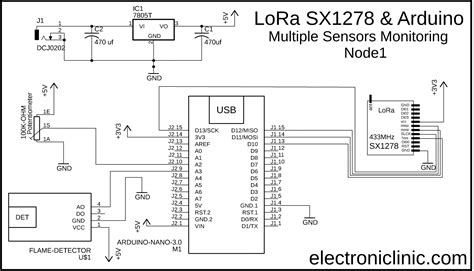Multiple Sensors Monitoring With Arduino Lora Nodes Sx1278 Lora