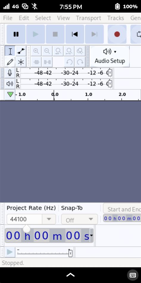 Transport Buttons Don T React To Touchscreen Input At All Issue Audacity Audacity GitHub