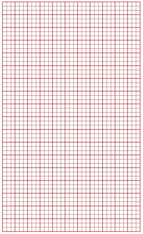 Download Graph Paper Red Lines With Bold Line Word Excel Pdf
