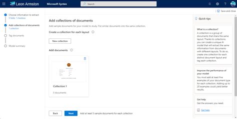 microsoft syntex structured document processing model important