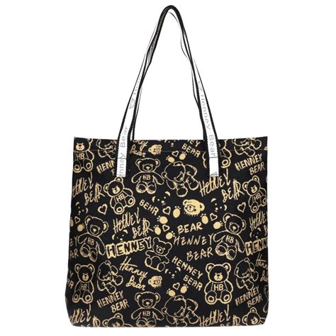 Henney Bear London DAR 105 torebka damska czarna/złota